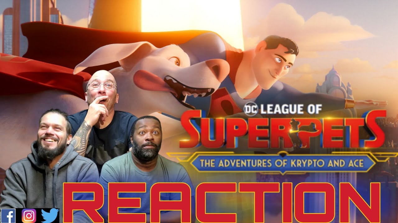 FAMILY FUN!!!! DC's League of Superpets Trailer REACTION!!! - YouTube