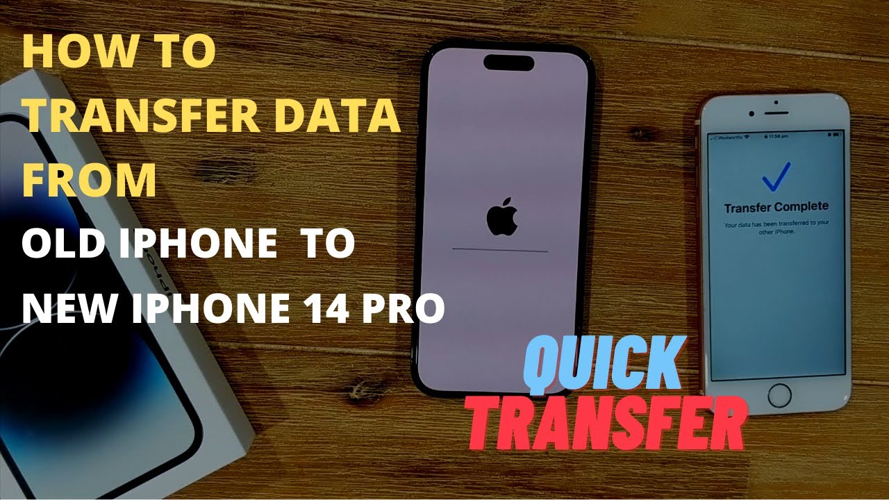 How to Easily Transfer Old iPhone to iPhone 14 / iPhone 14 Pro | Phone ...