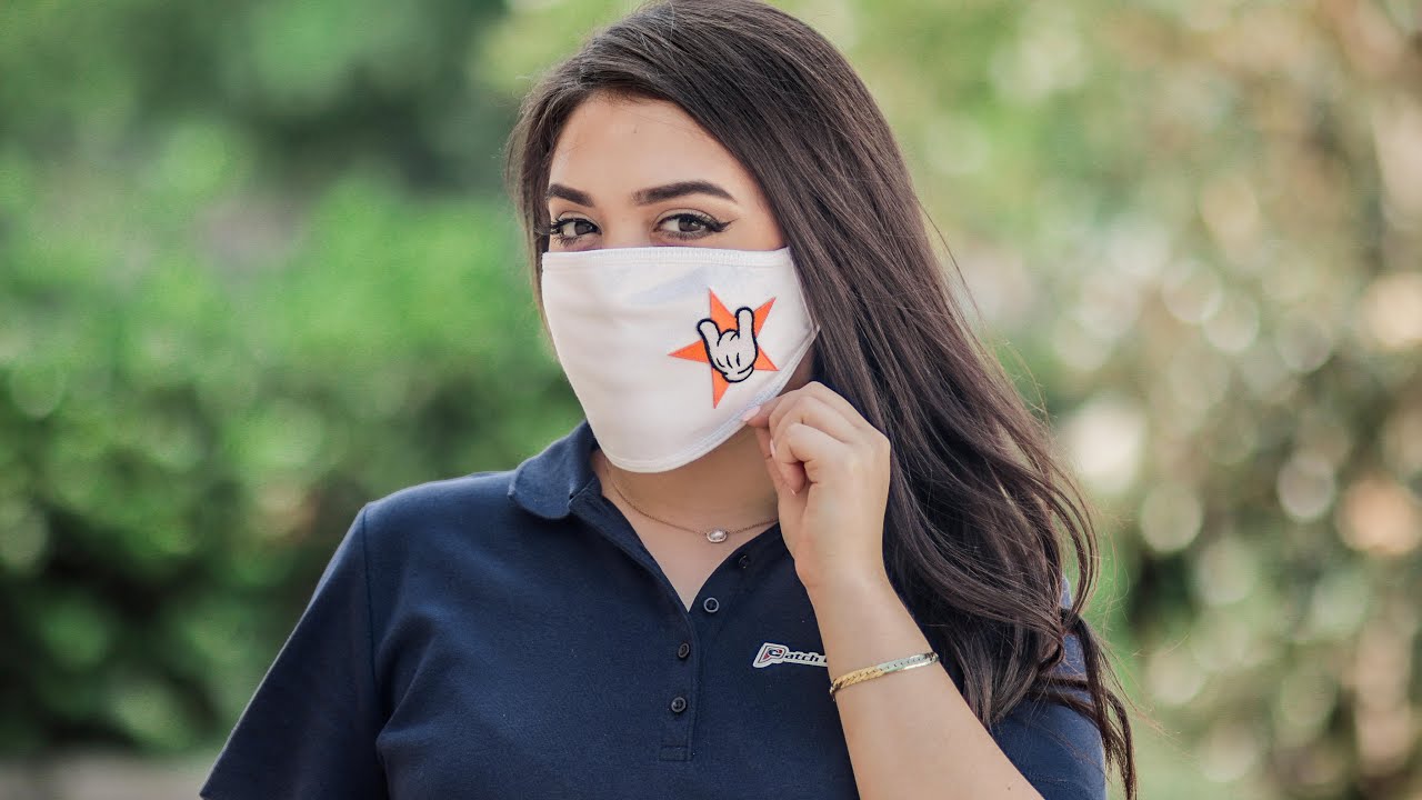 How To Iron On Patches to Your Mask - YouTube