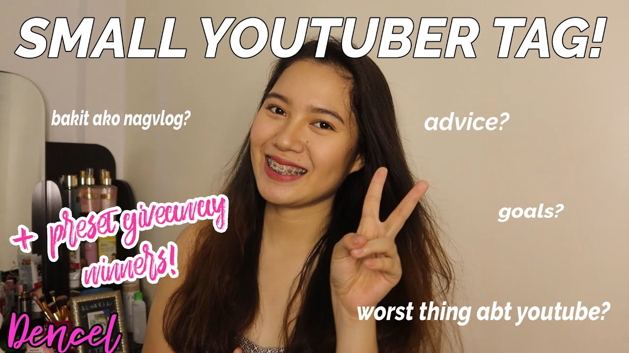 SMALL YOUTUBER TAG 2020! (editor, camera, plans, tips, etc ...