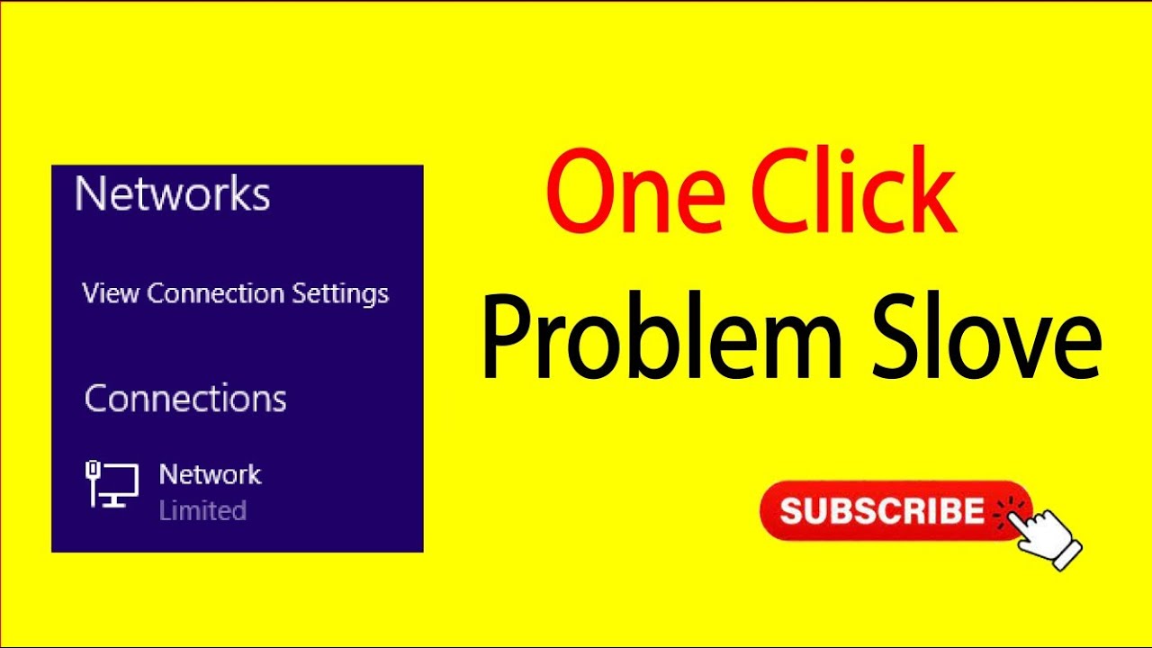 how to fix Limited connection Wi-Fi - YouTube