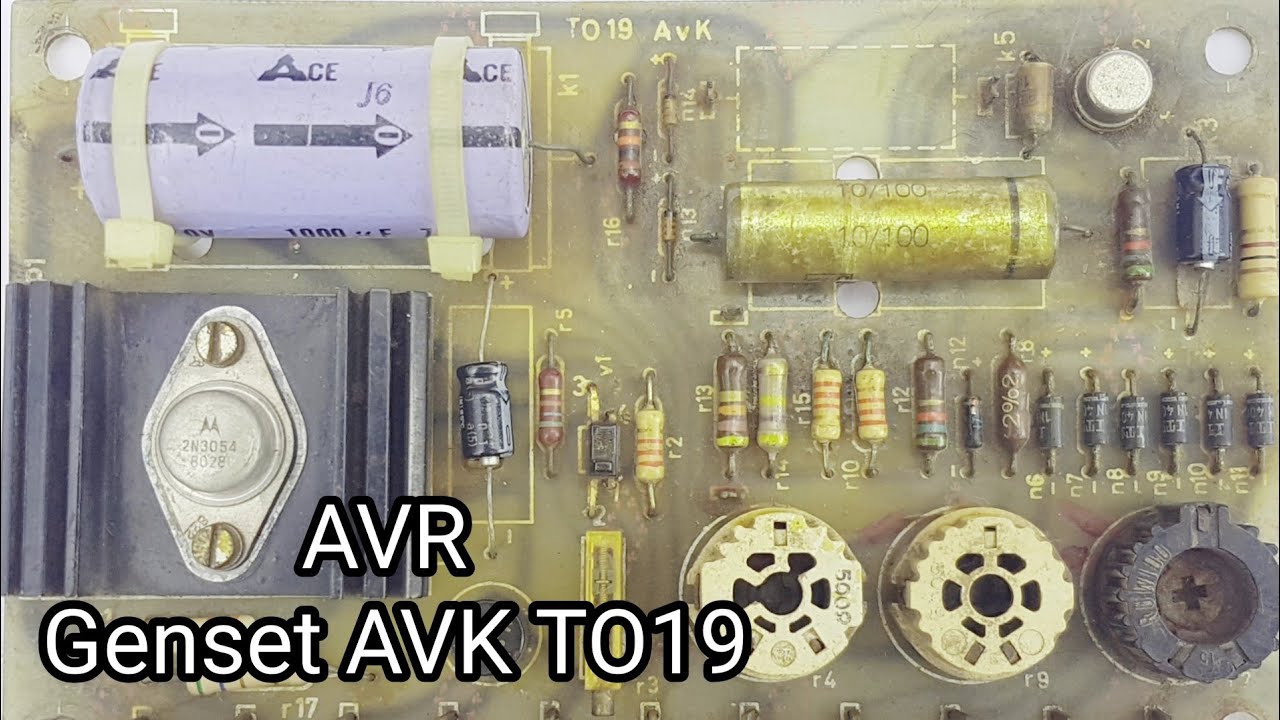 Automatic voltage regulator AVR power supply Cosimat AVK TO19 ...