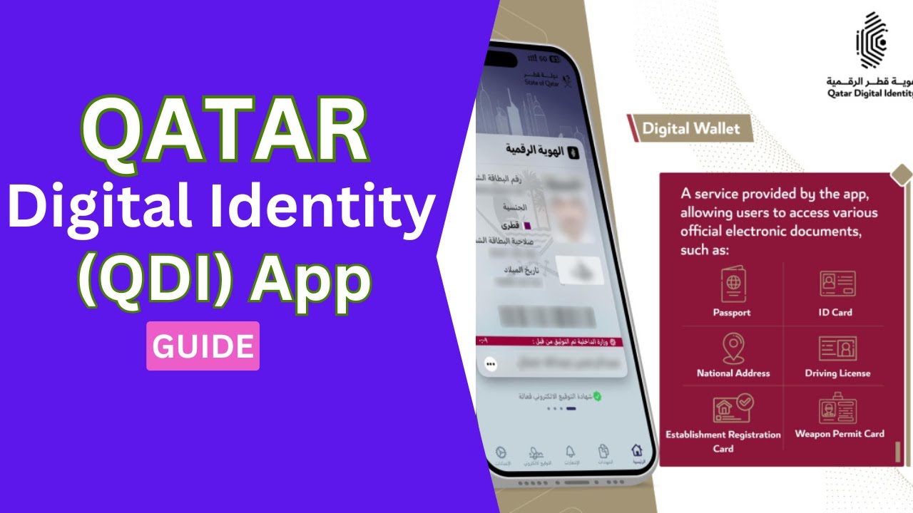Guide To The Qatar Digital Identity (QDI) Mobile App | Hassam Vlogs - YouTube