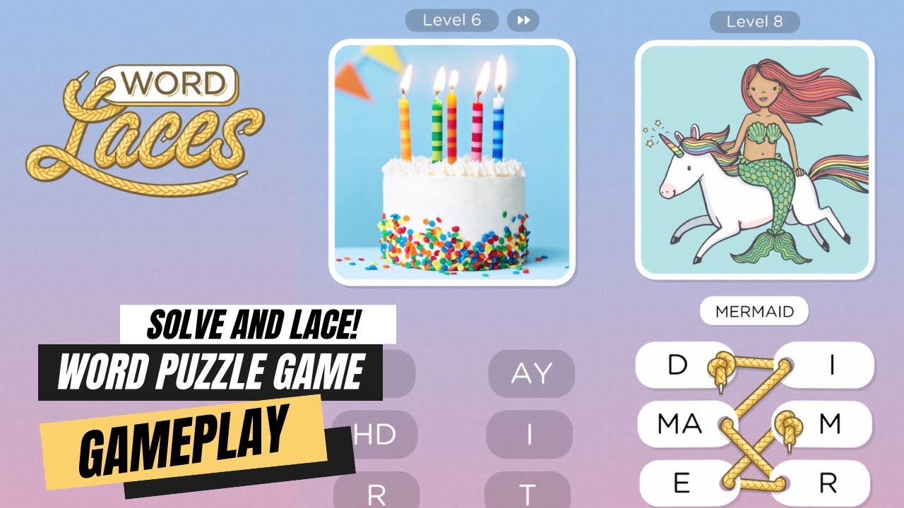 First Apple Arcade Game? Word Laces Gameplay Walkthrough Level 1 - 20 ...
