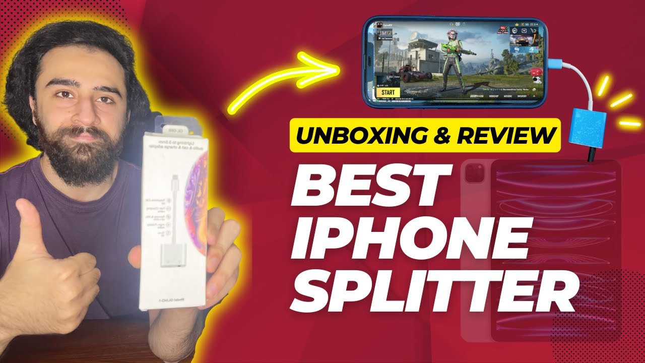 Best Splitter for iphone Charging + Mic | iPhone Splitter with No Sound ...