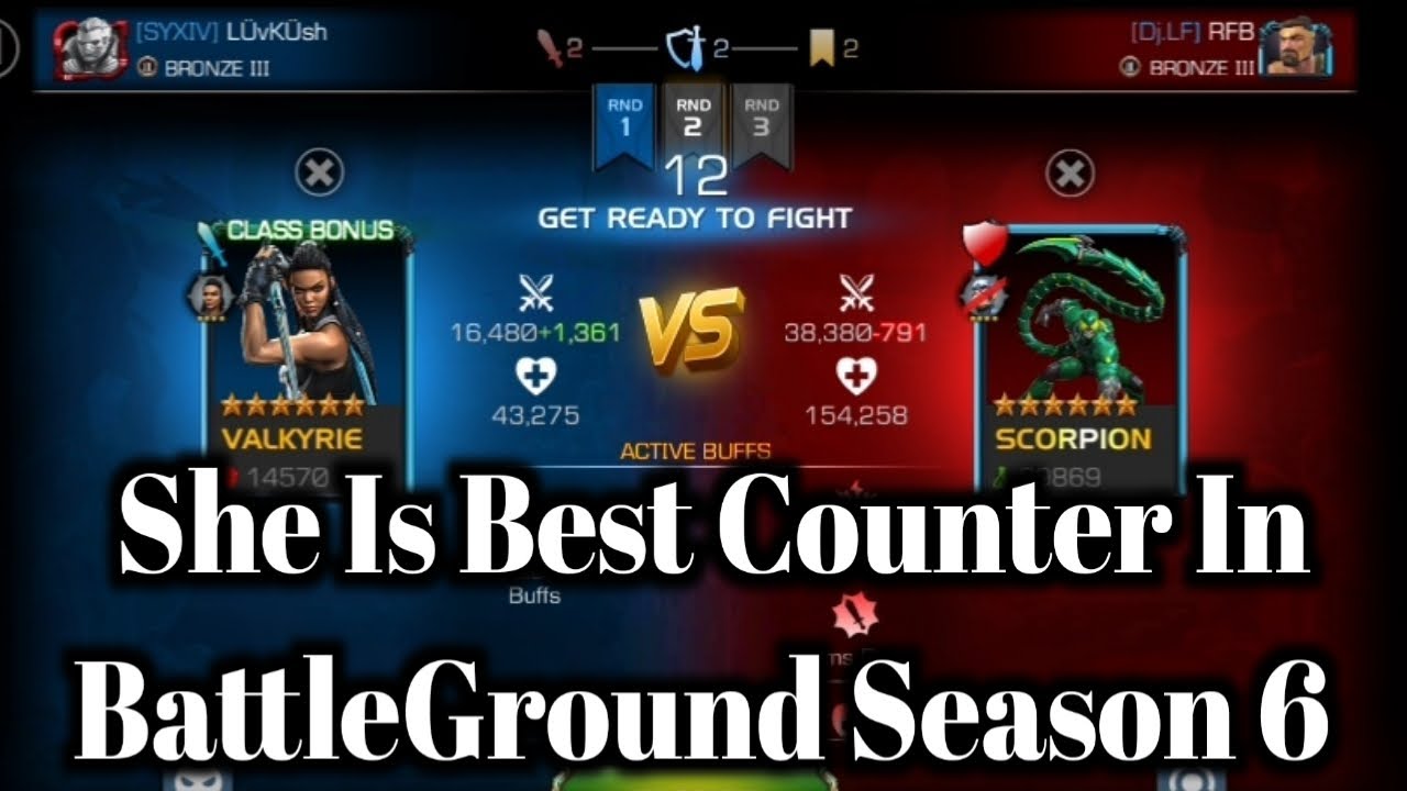 She Is Best Counter In BattleGround Season 6 | Mcoc Ishvalangaming ...