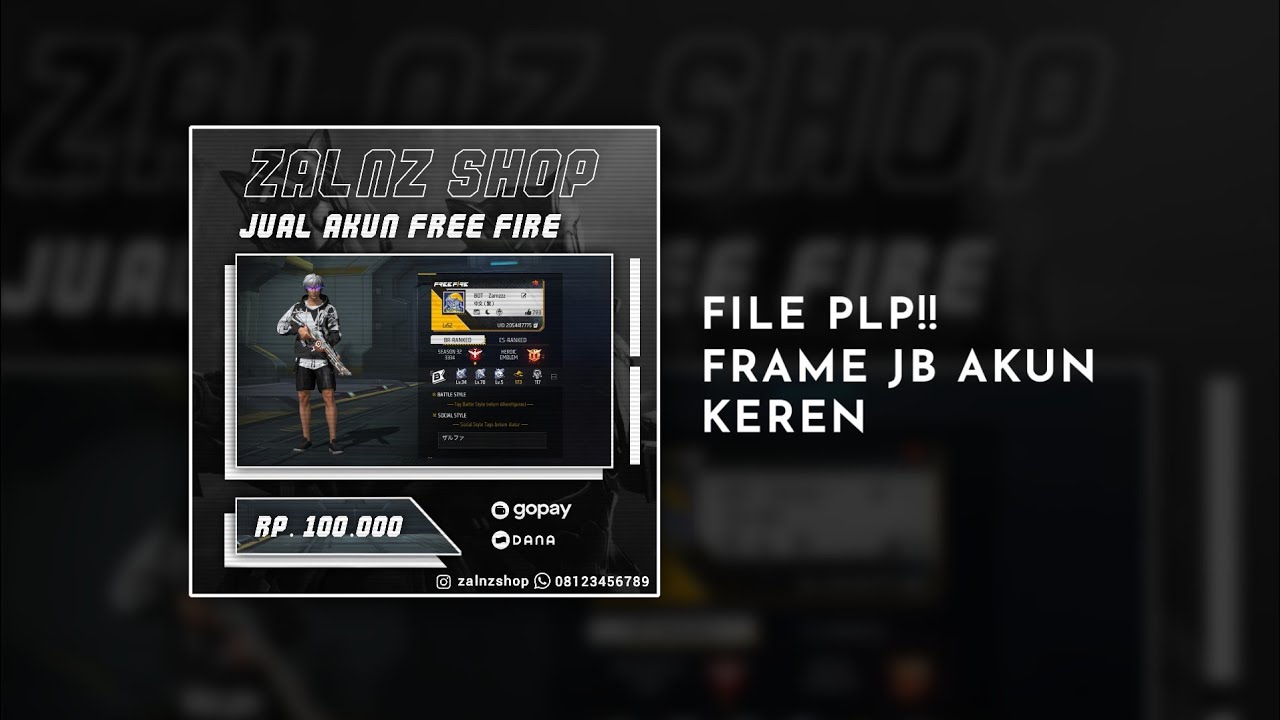FILE PLP!! FRAME JB AKUN KEREN || ZalBlaze - YouTube