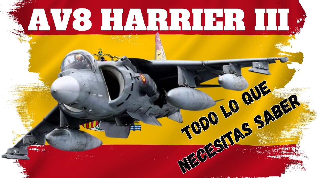 AV8 HARRIER III. REALIDAD EN EL EJERCITO ESPAÑOL - YouTube
