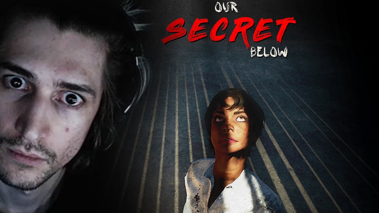 xQc Plays OUR SECRET BELOW | Puzzle Horror Game - YouTube