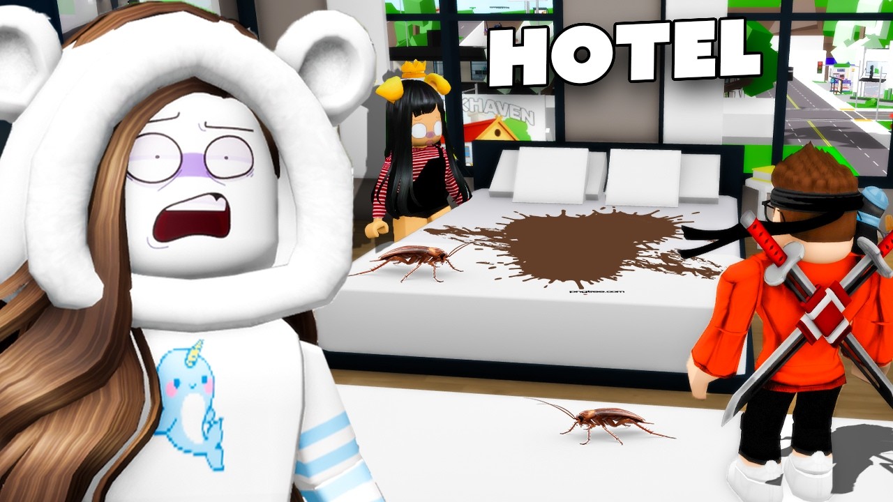 ROBY LORE E JENNY PROVANO I PEGGIORI HOTEL DI BROOKHAVEN ROBLOX! - YouTube