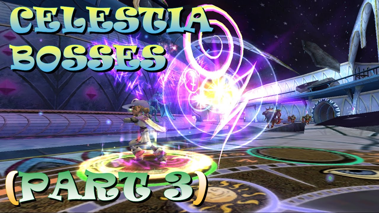 Wizard101-All Celestia Bosses (Part 3) - YouTube