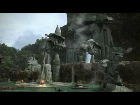 Scenes From Eorzea: Bronze Lake Hot Springs - YouTube