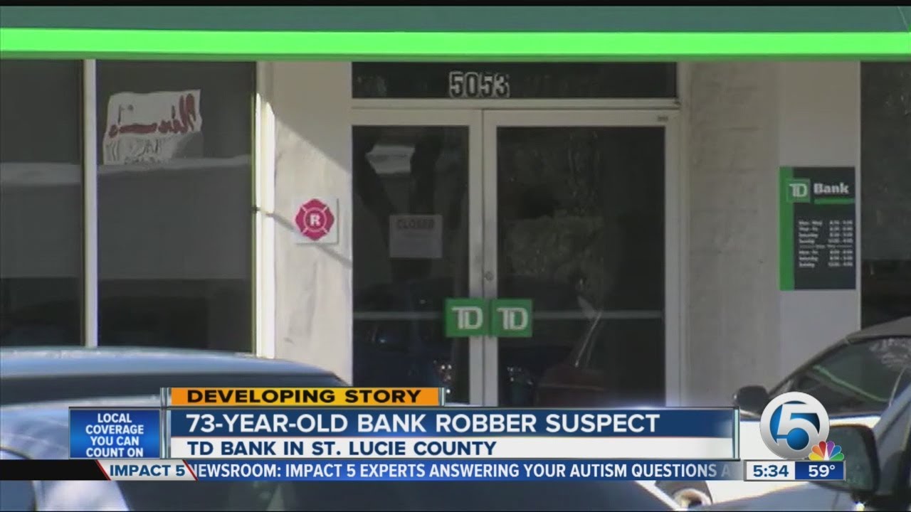 73-year-old bank robber suspect arrested - YouTube