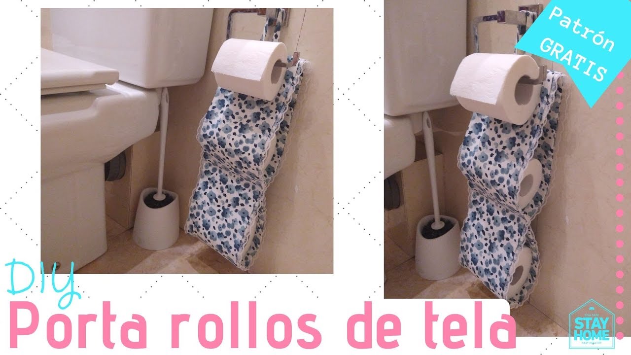 Cómo hacer porta rollos de tela | DIY tutorial COSTURA FREE patterns ...