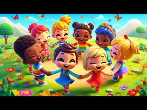 Ring-A-Ring o' Roses | Nursery Rhymes & Kids Songs | Baby Songs - YouTube