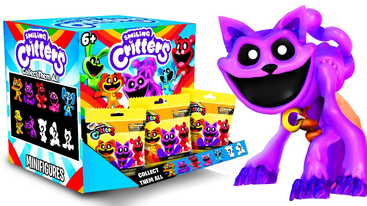 The LARGEST Smiling Critters MYSTERY BOX! NEW Catnap, Hoppy HOPSCOTCH ...