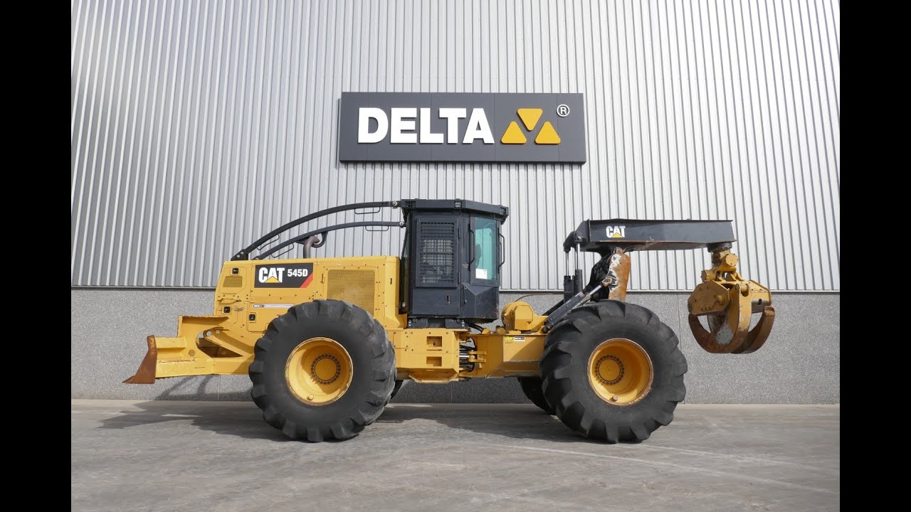 Demonstration video Caterpillar 545D Wheel Skidder - YouTube