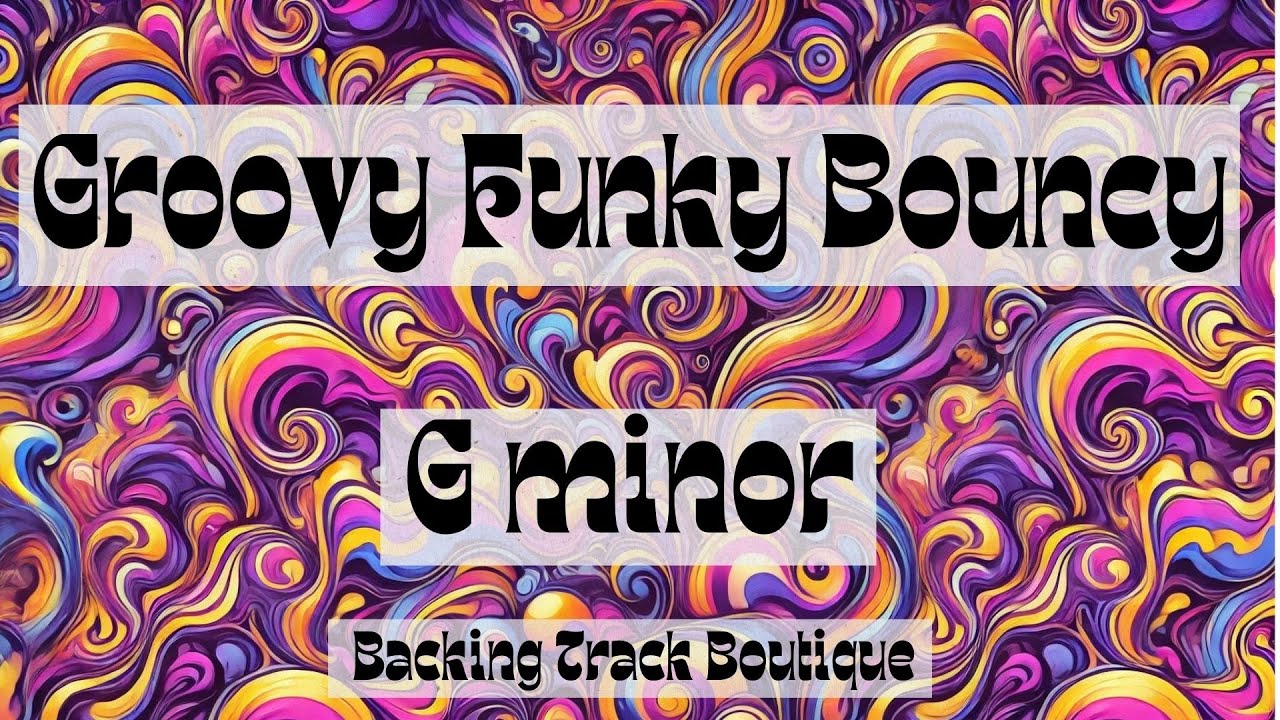 EASY | GROOVY FUNKY BOUNCY | Gm | Backing Track Boutique | 100 BPM ...