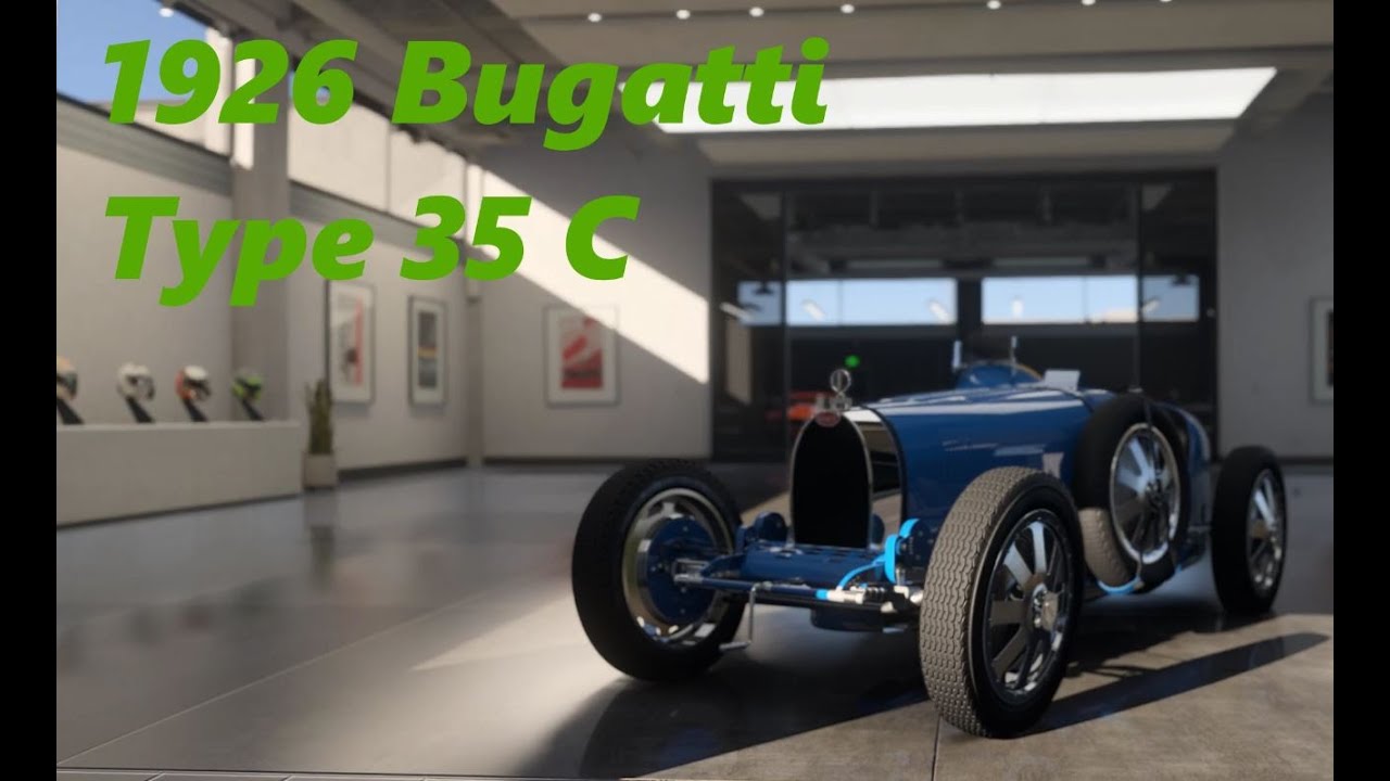 Forza Motorsport (2023) All Cars - 1926 Bugatti Type 35 C - YouTube