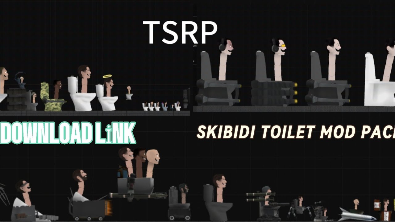 TSRP SKİBİDİ TOİLET REMAKER-1 MOD PACK (link in description) - YouTube