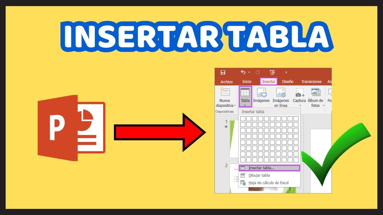 ️ Como CREAR una TABLA en POWER POINT 2024 - YouTube