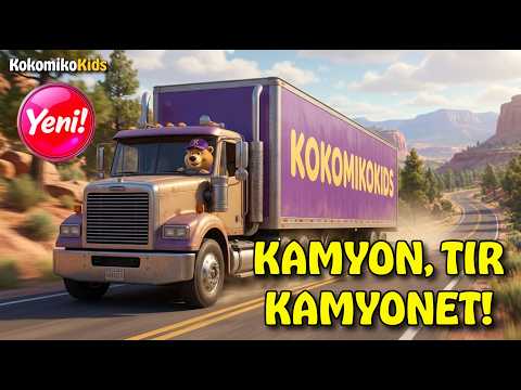 🚛 🚚Kamyon, Tır ve Kamyonet Şarkısı | Yolların Devleri Remix | KokomikoKids🎶