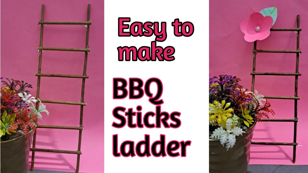 BBQ Sticks craft idea/ 5Mint craft with BBQ sticks/ Home decor/DIY ...