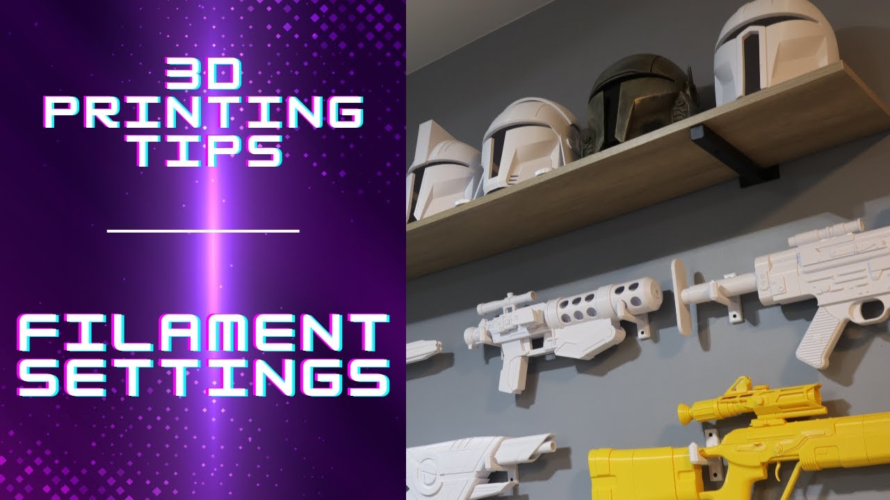 3D printing tips: Filament settings - YouTube