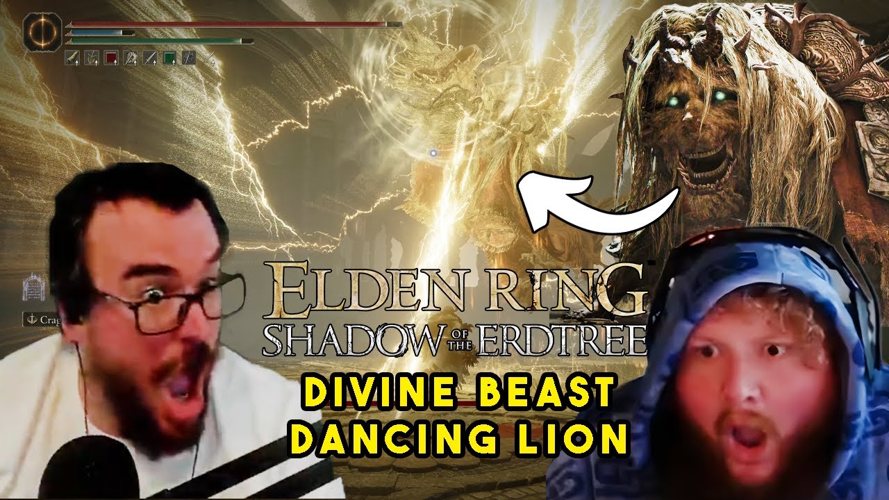 Streamers First Time Encounter with Divine Beast Dancing Lion (ft xQc ...