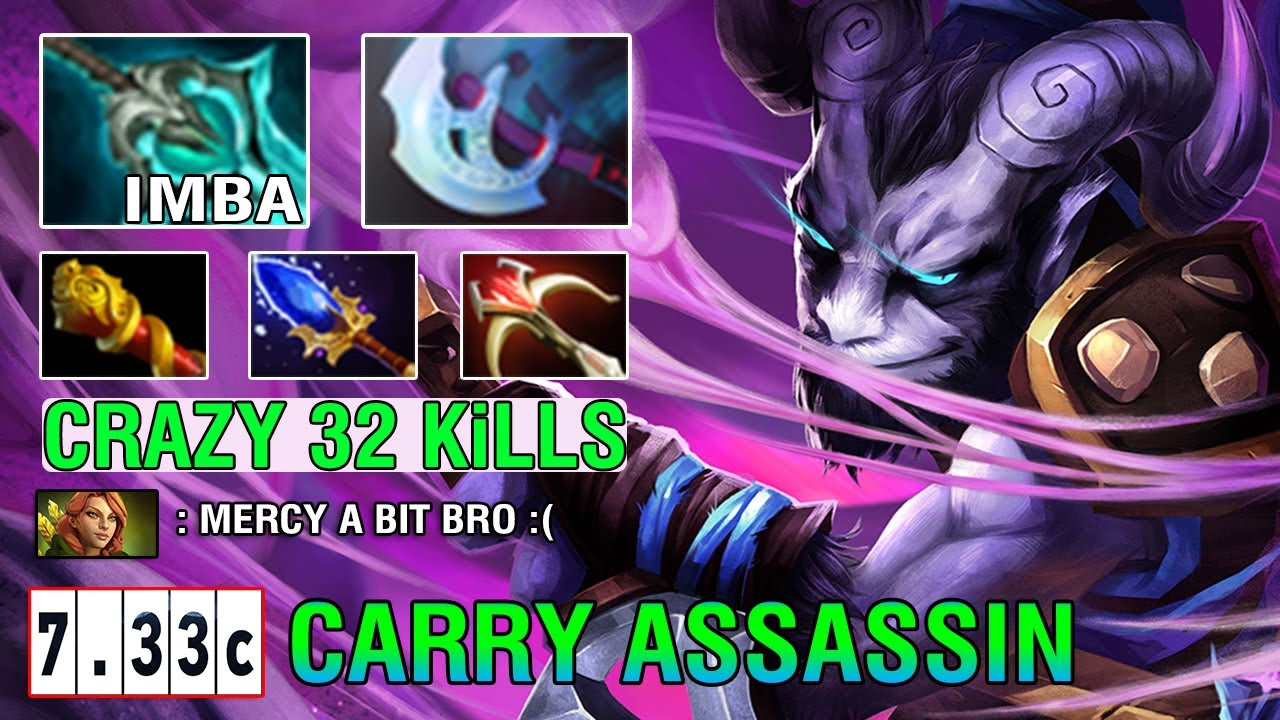 NEW OP 7.33C CARRY Assassin [Riki] 32Kills Disperser + Daedalus Truly ...