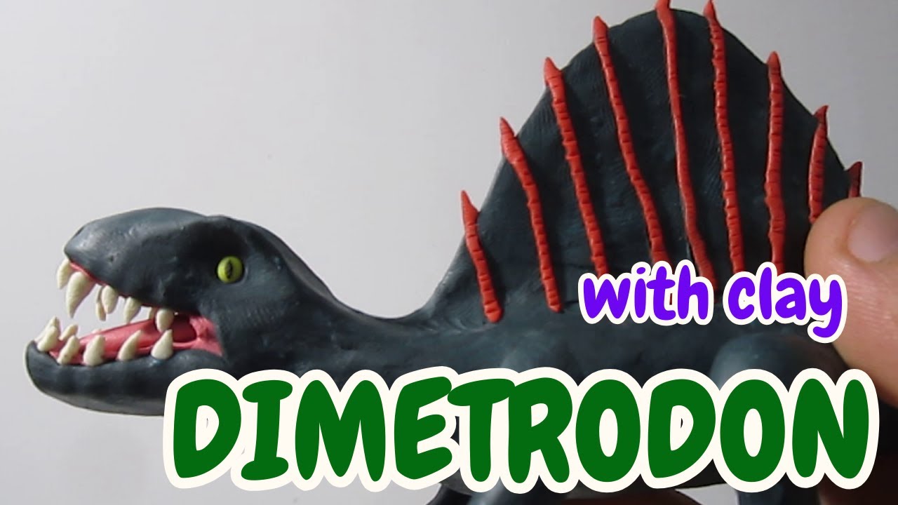 How to sculpt a Dimetrodon with clay - Clay Dimetrodon - Mega Plastilin ...