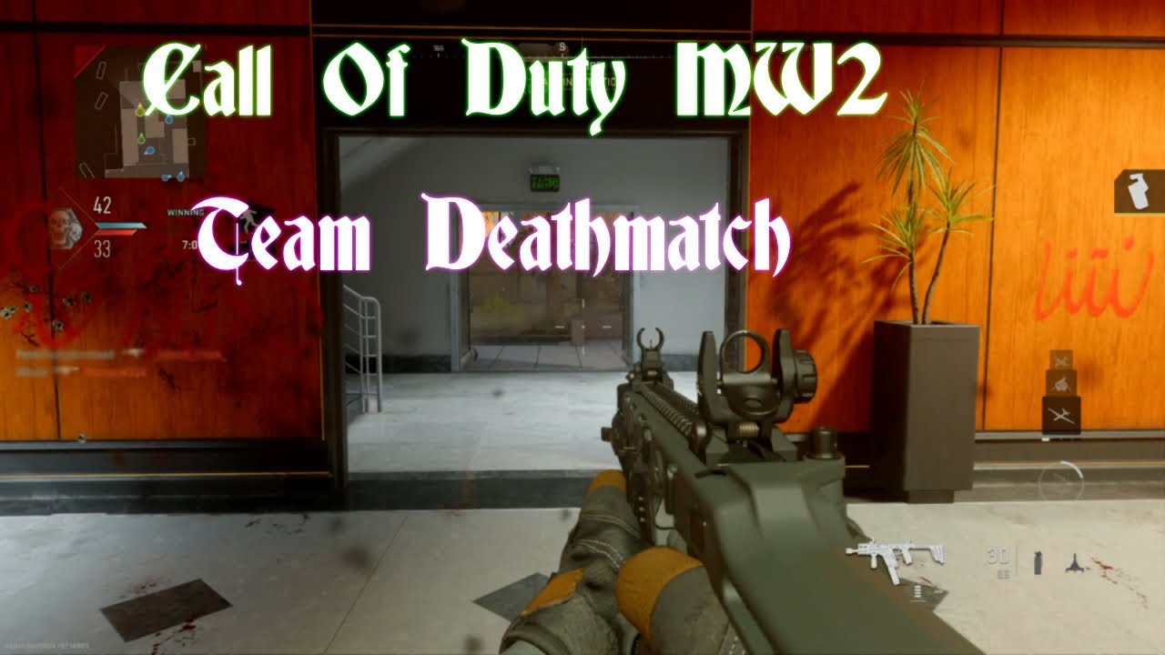 Call Of Duty Modern Warfare 2 - Team Deathmatch Gameplay Multiplayer ...