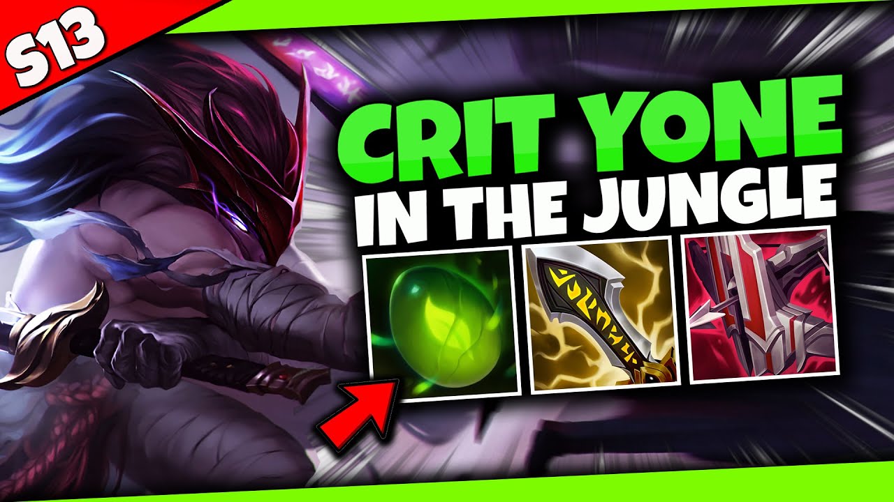 YONGLE IS JUNGLE DIFF!! | Yone Jungle Season 13 League of legends Gameplay - YouTube