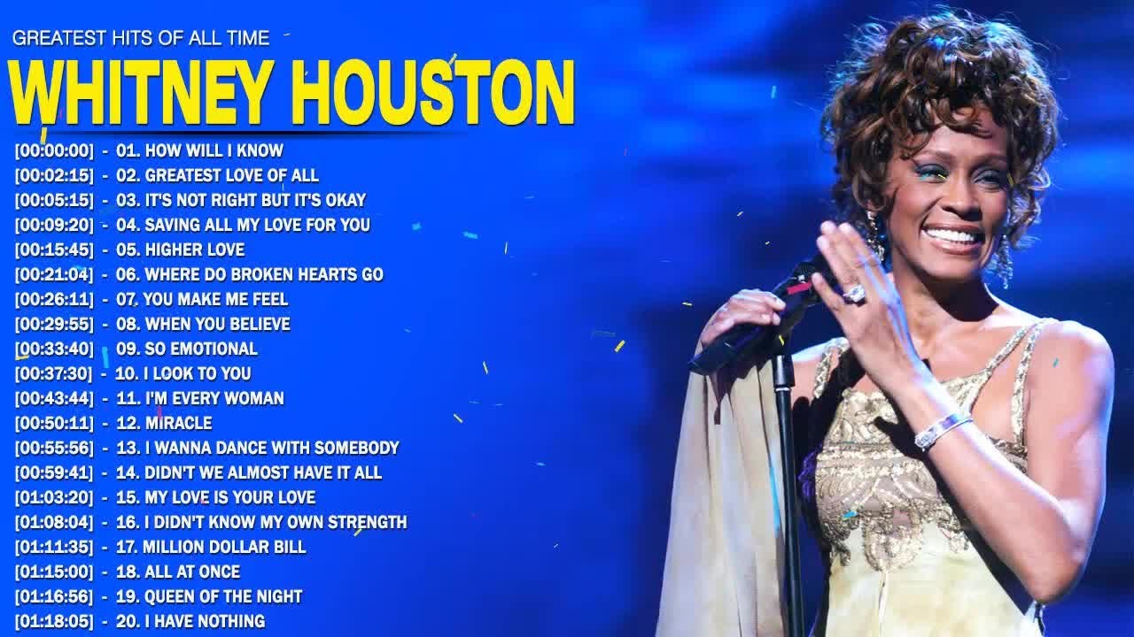 Whitney Houston Greatest Hits Full Album Best Songs of World Divas ...