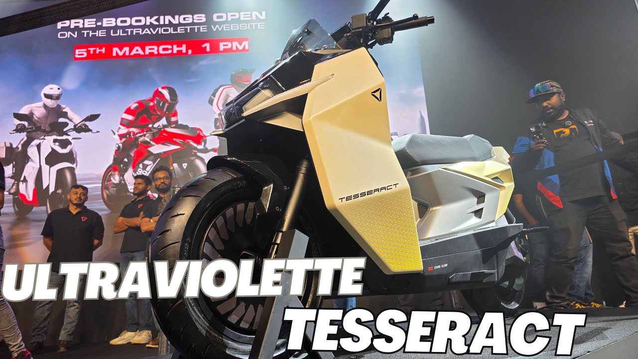 Ultraviolette Tesseract Electric Scooter | First Look and Walkaround ...