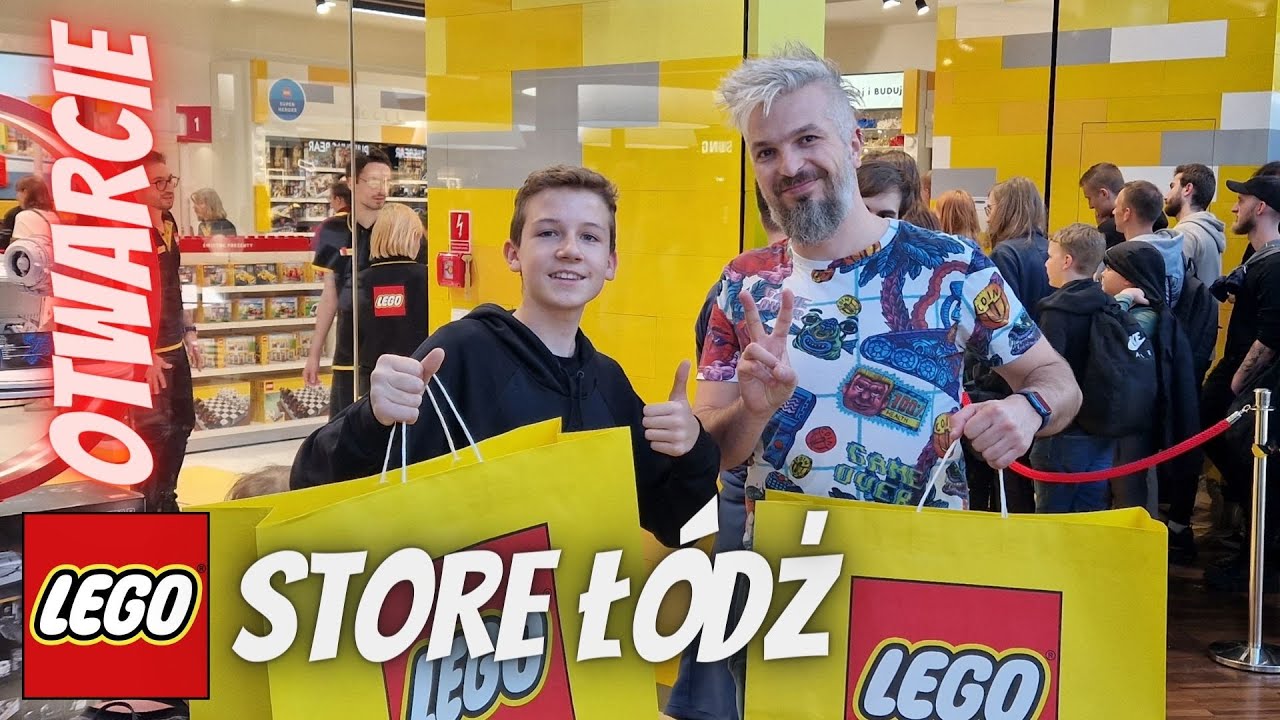 LEGO STORE ŁÓDŹ - WIELKIE OTWARCIE 😱 DUUUUUUUŻE ZAKUPY 🛒🎁 Manufaktura ...