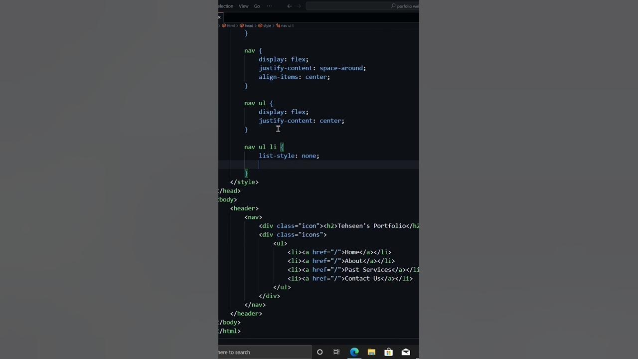 Making Portfolio Website With Html Css And Javascript Codingforbeginners Coding Backend