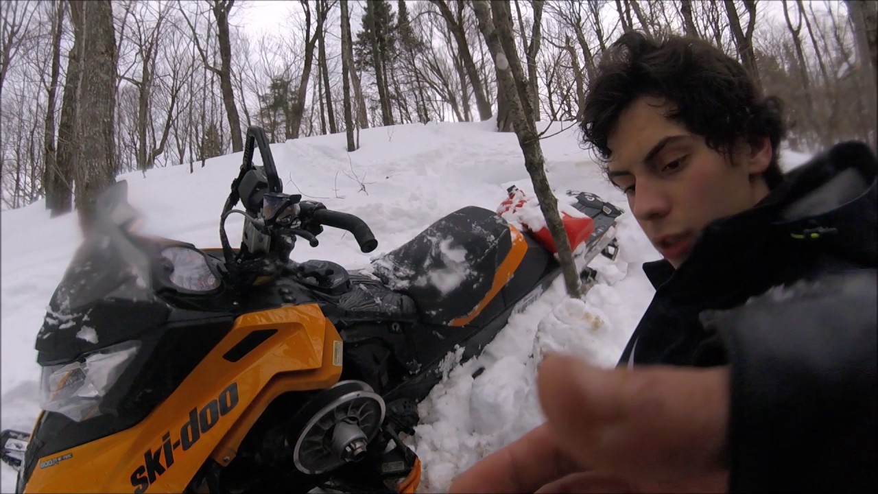 polaris rmk axys/pro ride, summit 800 technical riding, wheelie in deep ...