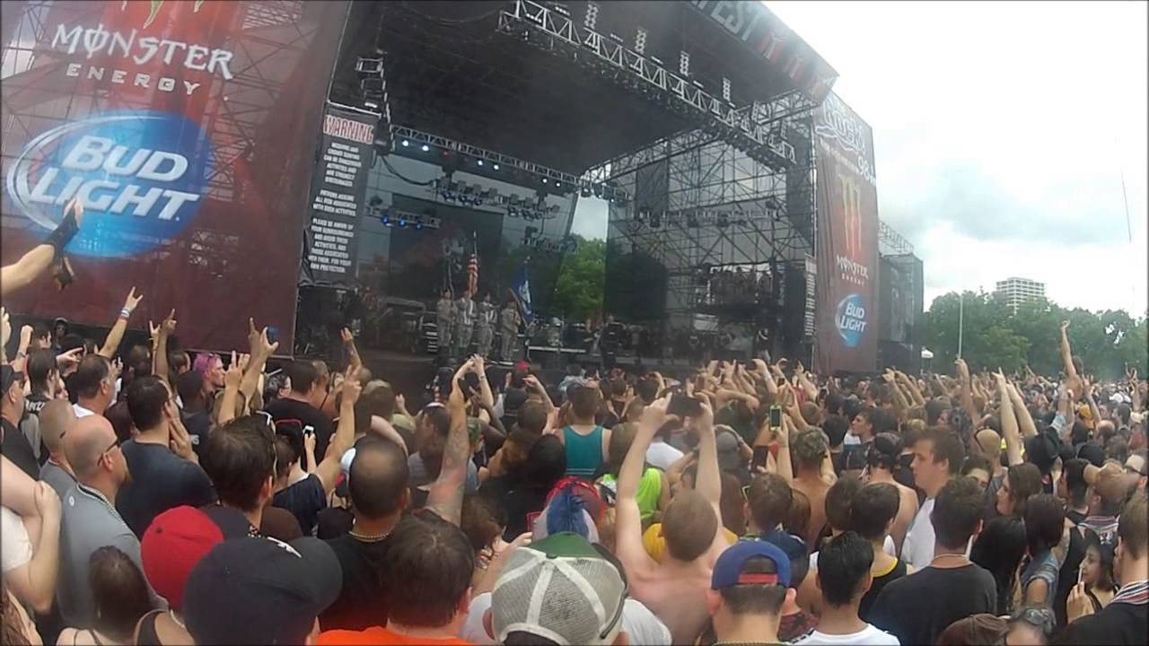 Zakk Wylde - National Anthem ROCKFEST Kansas City 2014 - YouTube