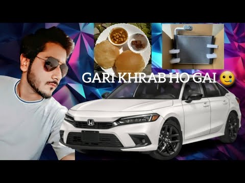 Civic ke maslein | cooling coil khrab ho gya | barish mai kia nasta ❤️ #hondacivic #honda #civic