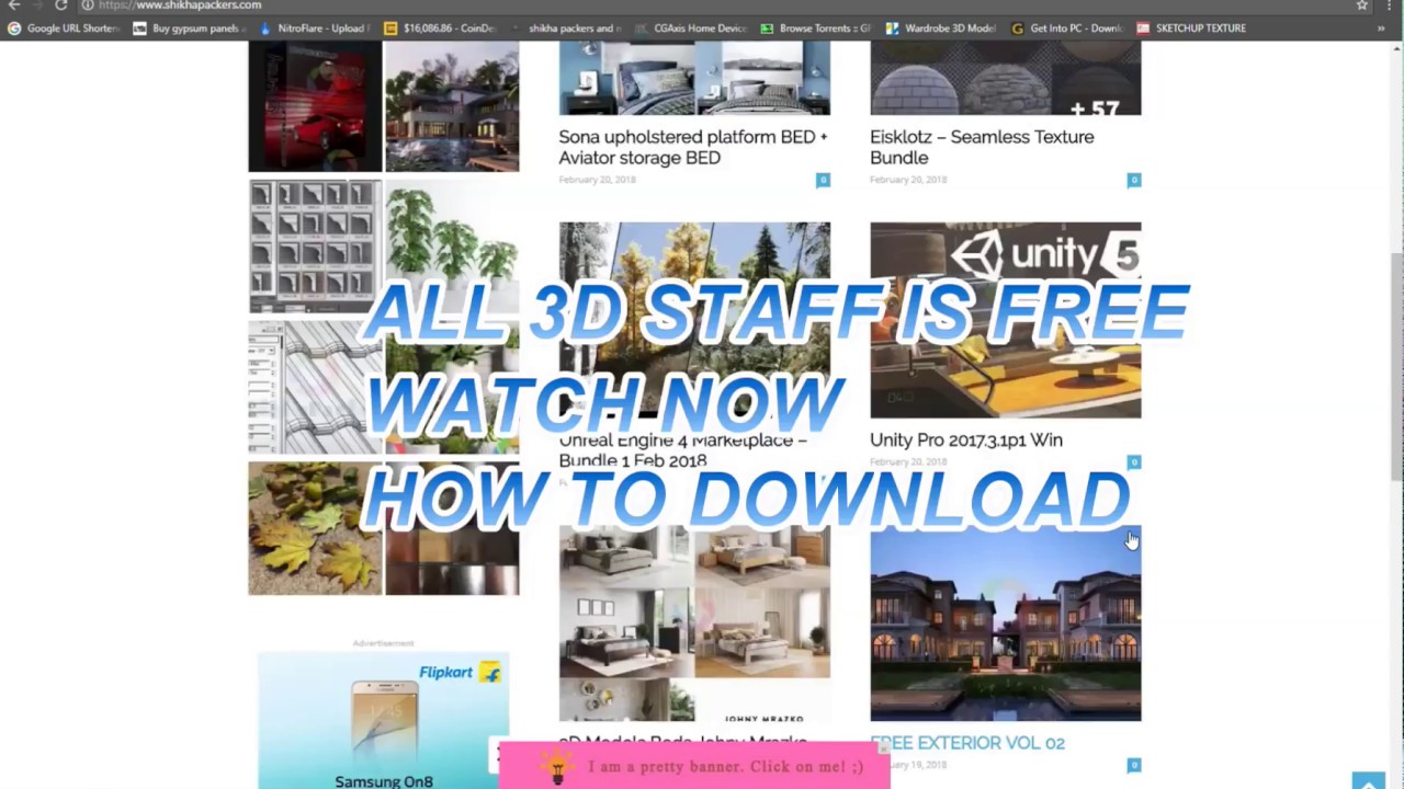 How To Downloads 3d free stuff - YouTube