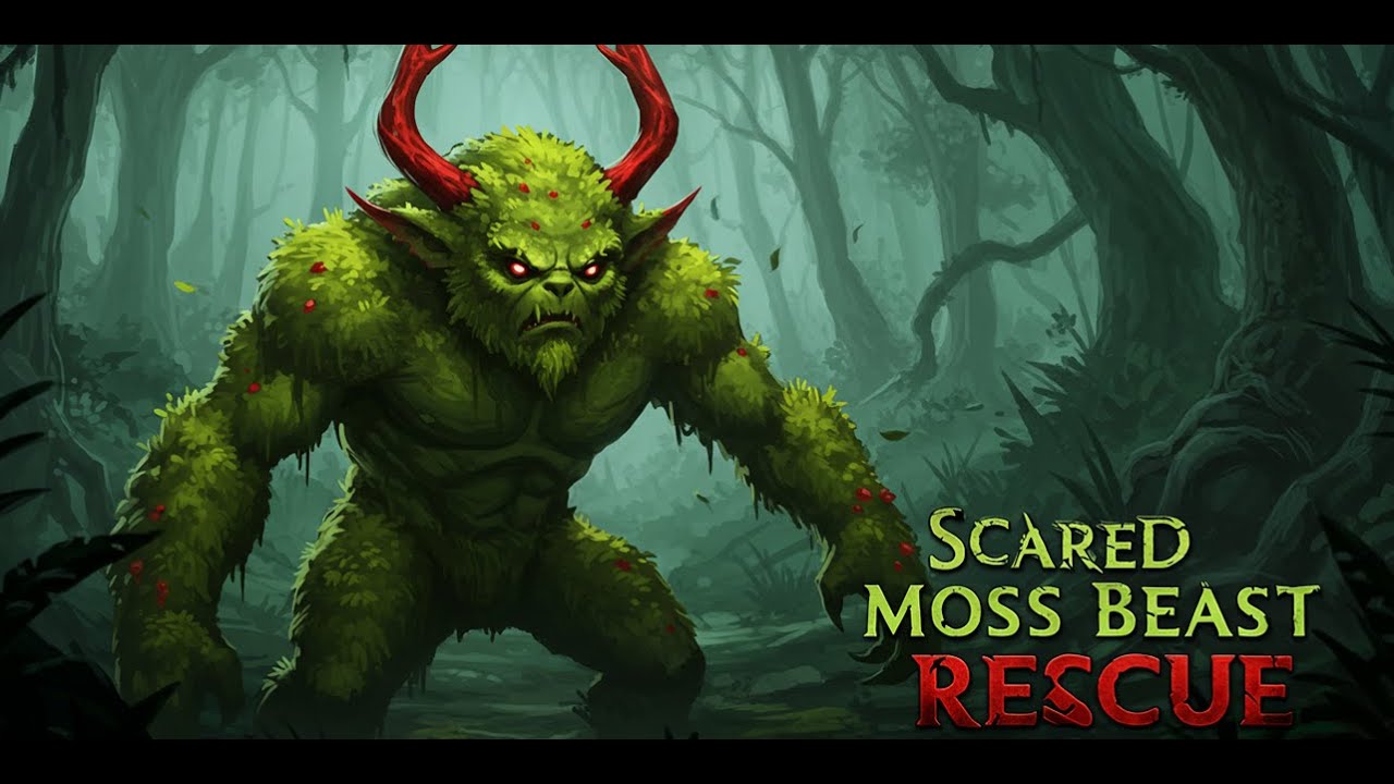 G4K Scared Moss Beast Rescue Game Walkthrough - YouTube