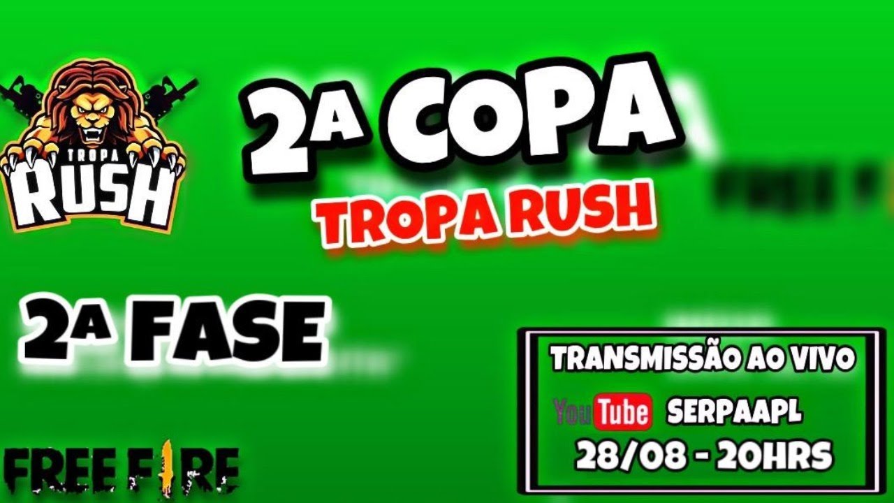 FREE FIRE 🔥GIFT CARD 🔥2º FASE COPA TROPA RUSH🔥 - YouTube