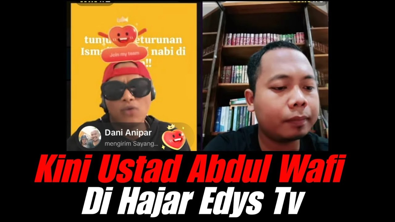 Kini Ustad Abdul Wafi di h4jar sama Edys Tv. Live Edystv - YouTube