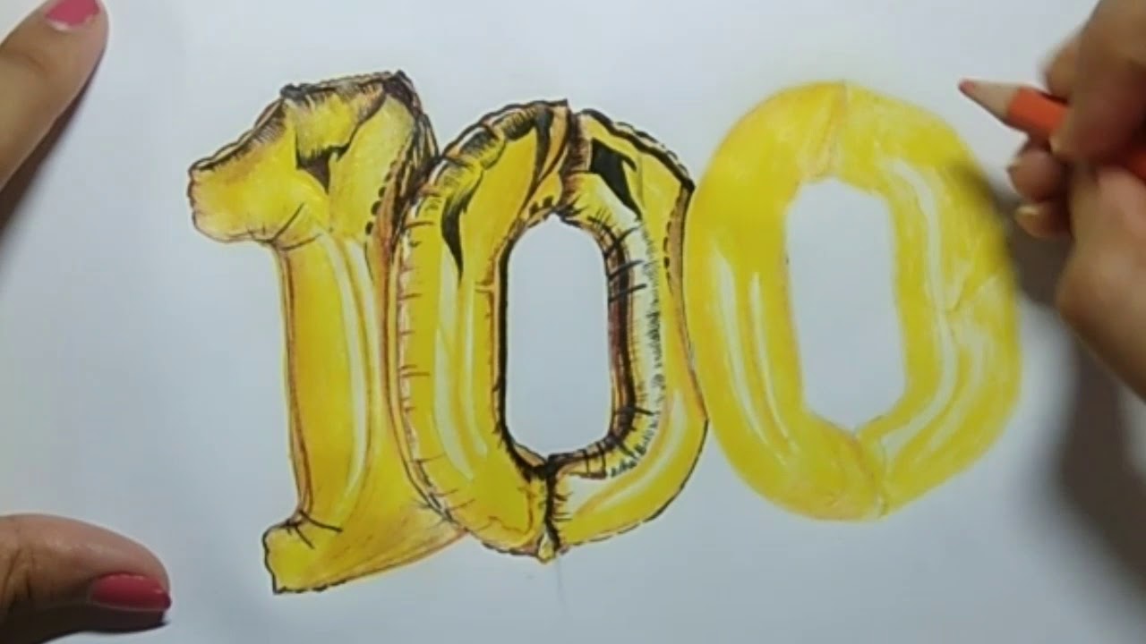 How to draw Realistic Balloons - YouTube