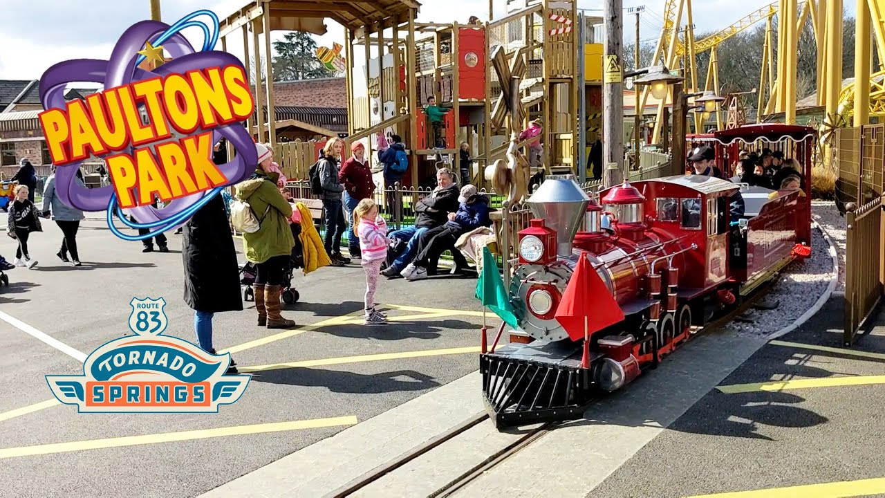 Rio Grande Train Opening Day Ride in Tornado Springs at Paultons Park ...