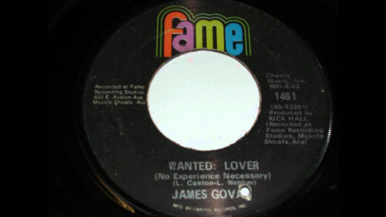 James Govan - Wanted: Lover - YouTube