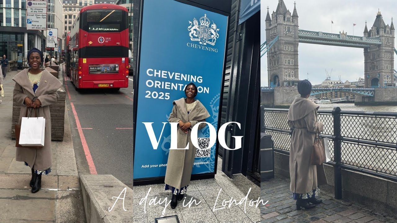 VLOG| A Day in London| Chevening Orientation - YouTube