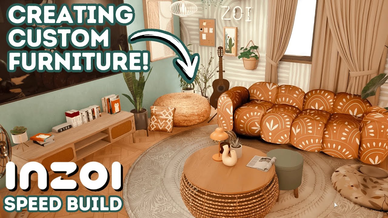 🔥 InZoi Build Tool: Creating Custom Furniture! | InZoi Speedbuild ...