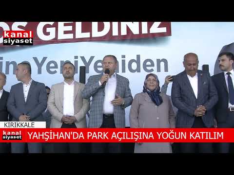 YAHŞİHAN’DA AYNI ANDA 2 PARKIN AÇILIŞI GERÇEKLEŞTİ